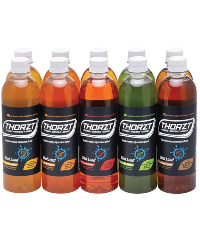 Thorzt Liquid Concentrate 600mL Bottle - Mixed Flavours | Hydration ...